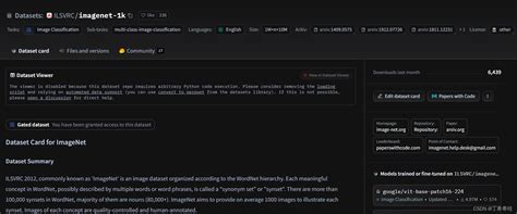 Huggingface官网下载并处理imagenet2012数据集imagenet数据集下载 Csdn博客