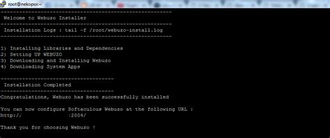 Install Webuzo Control Panel Di Centos Dan Debian Linuxsec