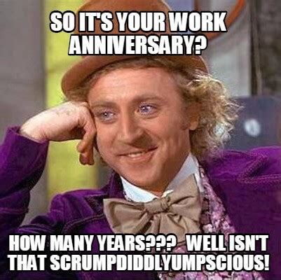 Happy Work Anniversary Meme To Make Them Laugh Madly