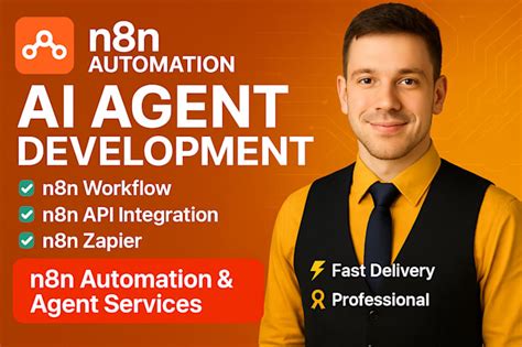 Setup n8n ai agent, n8n automation, n8n workflow, n8n api integration ...