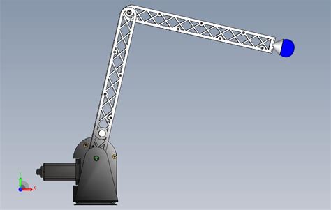 简单的机器人手臂solidworks 2010模型图纸免费下载 懒石网