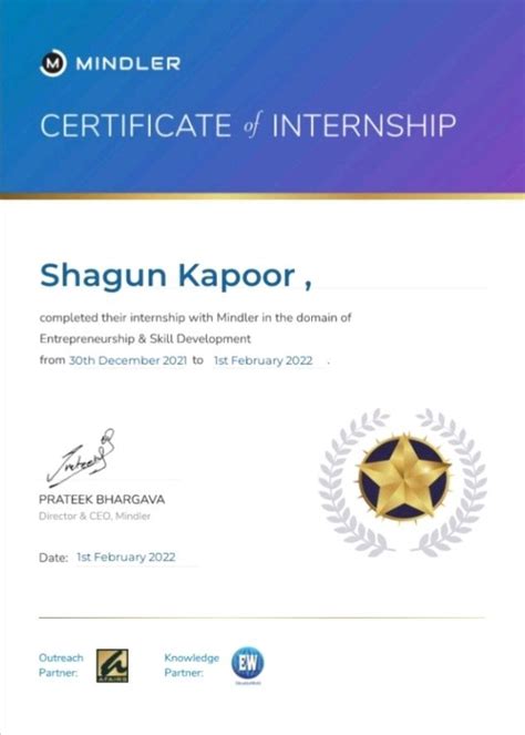 Shagun Kapoor On Linkedin Internship Mindler