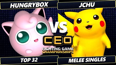 Ceo Jchu Pikachu Vs Hungrybox Jigglypuff Smash Melee Ssbm Youtube