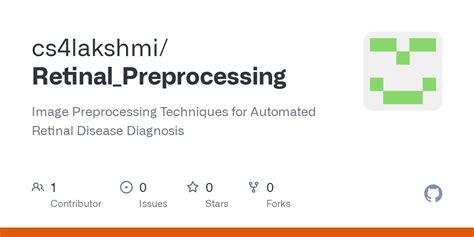 Retinal Preprocessing Nopreprocessing Ipynb At Main Cs4lakshmi