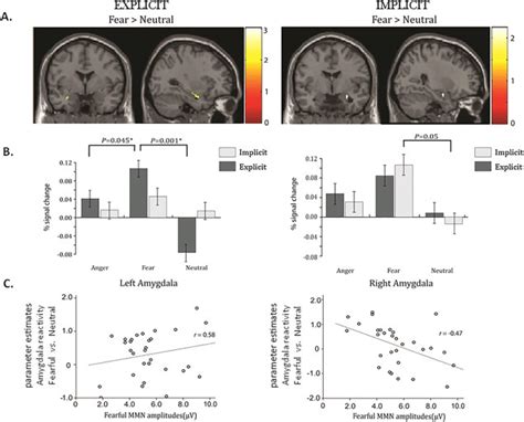Explicit And Implicit Processing Of Fearful Faces In Left And Right Download Scientific Diagram