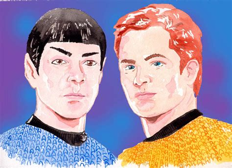 Spock Kirk By Dndpat On Deviantart