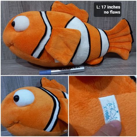 Disney Finding Characters Nemo Dory Gill Flounder Plush Toy Preloved Shopee Philippines