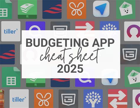 Budgeting App Cheat Sheet