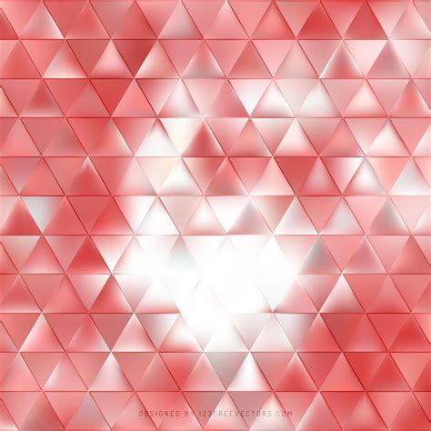 Light Red Triangle Background Pattern