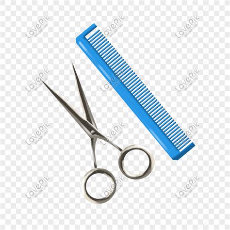 가위와 빗 Png 일러스트 및 벡터 이미지 무료 다운로드 Lovepik