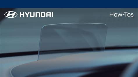How To Use The Heads Up Display Feature Kona Hyundai Hyundai How Tos