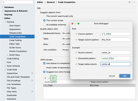 Virtual Foreign Keys Datagrip Documentation