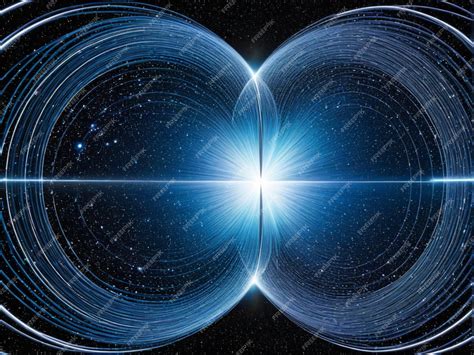 Premium Photo Time And Space Experiment Of Particle Physics Particle