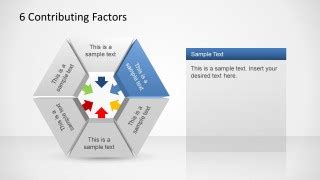 6 Contributing Factors Diagram Template For PowerPoint SlideModel
