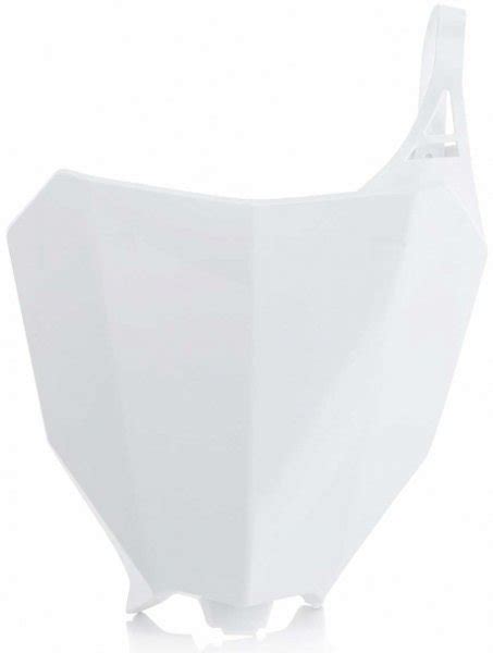ACERBIS FRONT PLATE HONDA CRF 250 18 21 450 17 20 WHITE Rival Ink