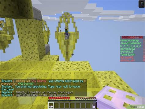 Cómo jugar Skywars en Minecraft con imágenes wikiHow