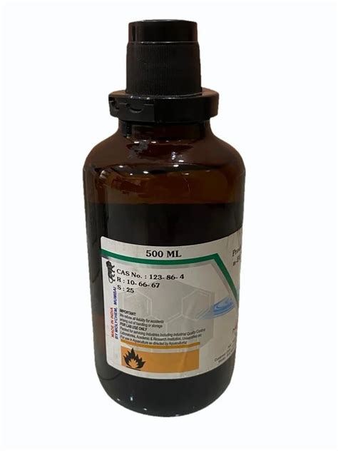 Ml N Butyl Acetate AR Purity CAS Number At Litre In Bhopal