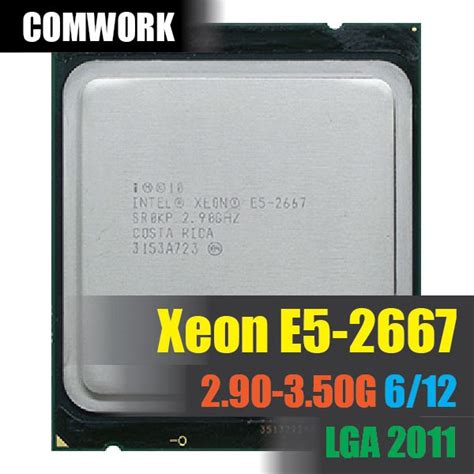 ซีพียู Intel Xeon E5 2667 Lga 2011 Cpu Processor X79 C602 Workstation