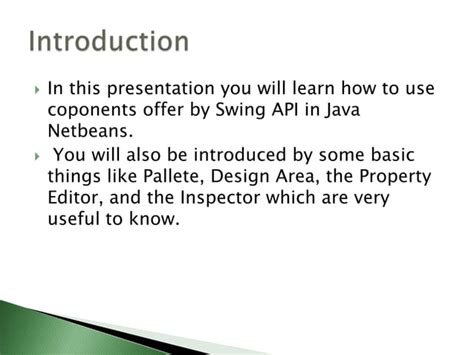 Basic Of Java Netbeans PPT
