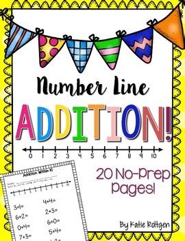Number Line Addition Worksheets
