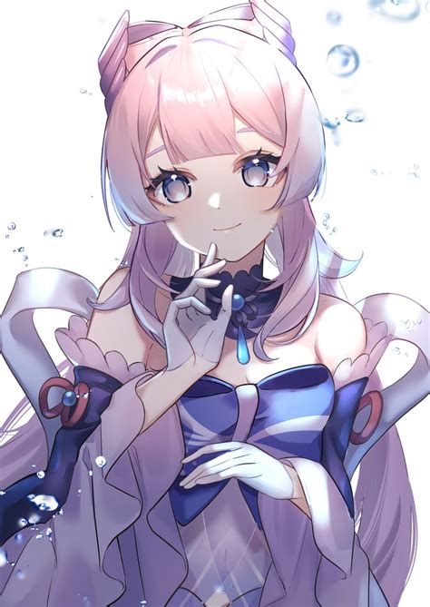 Sangonomiya Kokomi Genshin Impact Drawn By Oyasumi Oyasumign