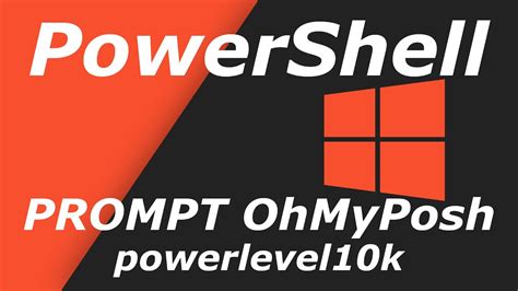 powershell prompt mit ohmyposh powerlevel10k und terminal icons