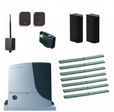 Автоматика для откатных ворот NICE RB600KIT7-FA-BT, комплект: привод ...