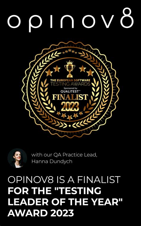 opinov8 named finalist in the european software testing awards 2023