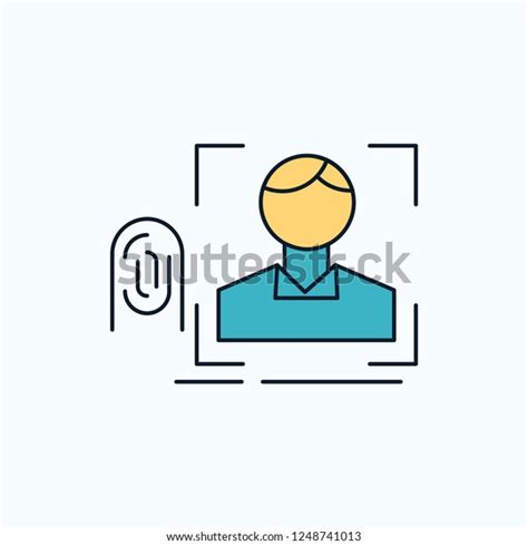 Finger Fingerprint Recognition Scan Scanning Flat Stock Vector Royalty Free 1248741013