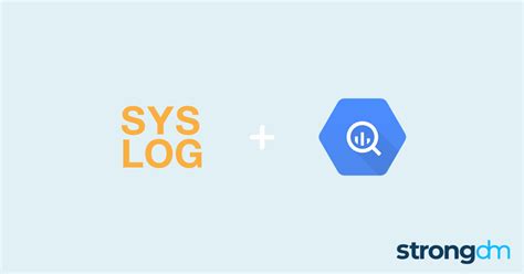 Collect Access And Session Logs With Syslog From Bigquery Strongdm
