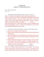Geog 1050 Spring 2018 Assgt 2 Answers Docx Geography 1050 Assignment