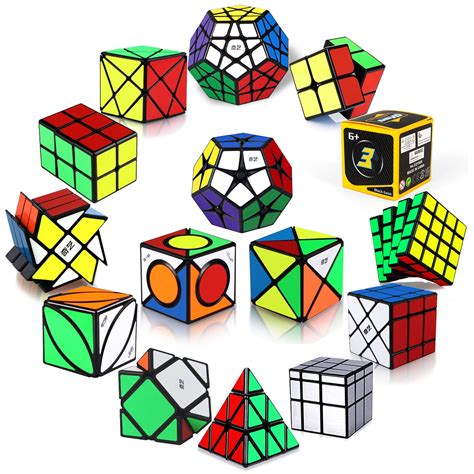 Mua [15 Pack] Speed Cube Set 2x2x2 3x3x3 4x4x4 2x2x3 X Cube Six Spot