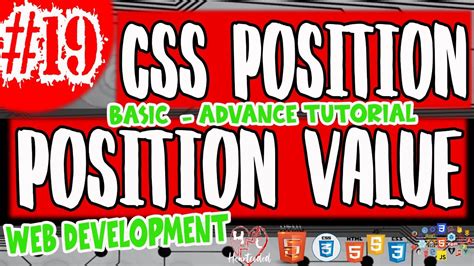 Css Position Property Basic Advance Html Css Javascript Lesson 19