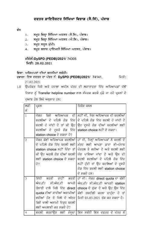 Clarification Regarding Teacher Transfers Real Info Blog