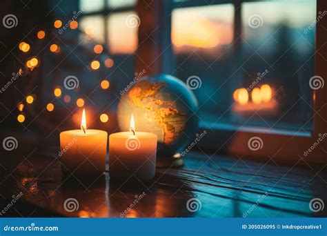 Earth Hour Turn Off Lights To Save Energy Stock Image Image Of Earth