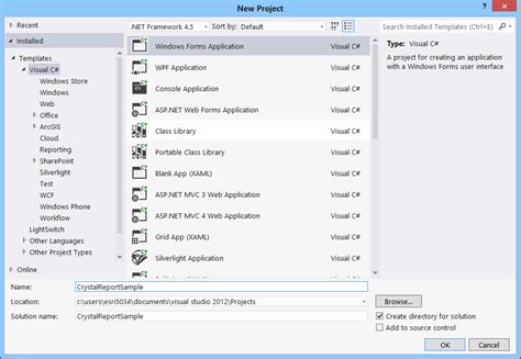 Happy Coding Box Create Sample Crystal Reports In Visual Studio Step By Step