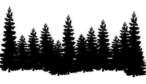Forest Svg Tree Svg Woods Svg Forest Silhouette Forest Clipart Images