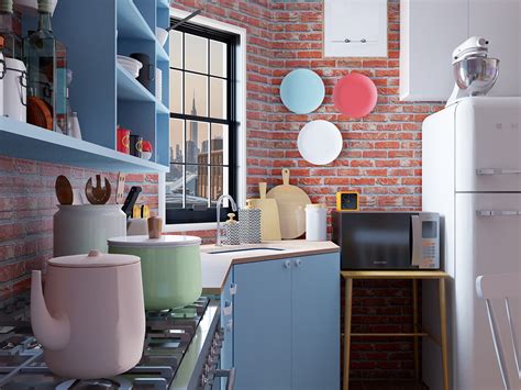 Cozinha Friends 3d Revit 2020 On Behance