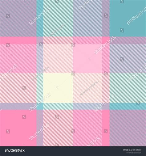 Vector Rectangular Continuous Fabric Pattern Beautiful Stock Vector