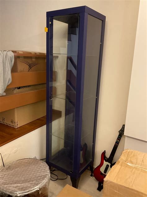 Ikea Glass Display Cabinet Furniture And Home Living Furniture Shelves