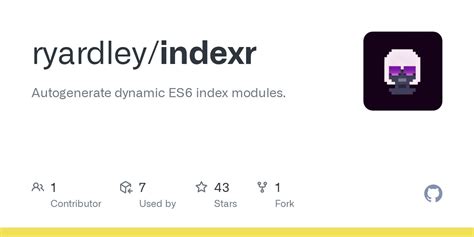 Github Ryardleyindexr Autogenerate Dynamic Es6 Index Modules