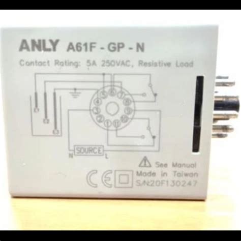 Jual Relay A61f GP N Anly Floatless AC220V ORI TAIWAN Shopee Indonesia