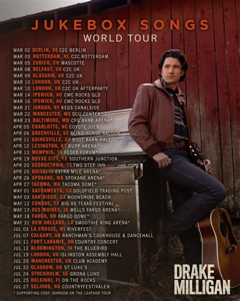 Drake Milligan Announces First Ever Uk Headline Tour