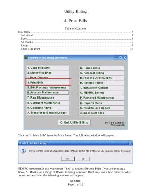 Print Bills Doc Template PdfFiller