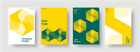 Template Brosur Kreatif Desain Poster Abstrak Tata Letak Banner