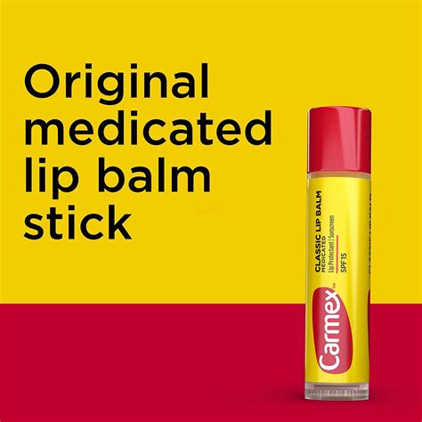 Carmex Classic Medicated Lip Balm Stick With Spf 15 425g Hemlock
