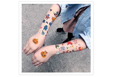 스마트보이 Ec812 Kc인증 할로윈 분장 캐릭터 어린이 타투스티커어린이판박이스티커타투스티커물놀이스티커어린이헤나어린이타투스티커마스크스티커얼굴타투스티커페이스