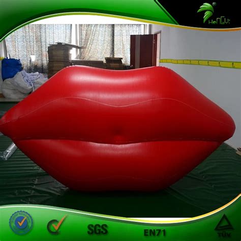 Inflatable Sexy Red Lips Model Custom Sph Cartoon Model Inflatable Sex