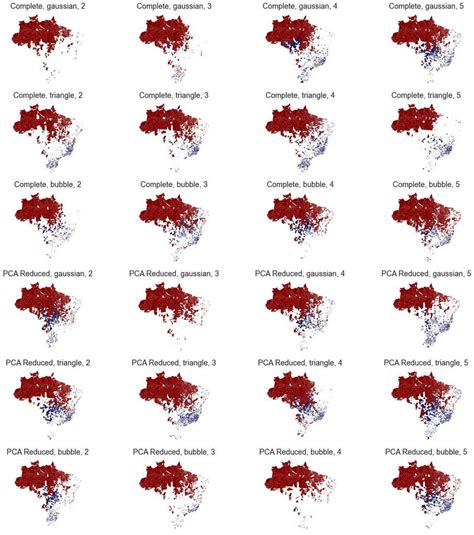 Map Of Municipalities That Were Classified In Clusters Of Either High Download Scientific
