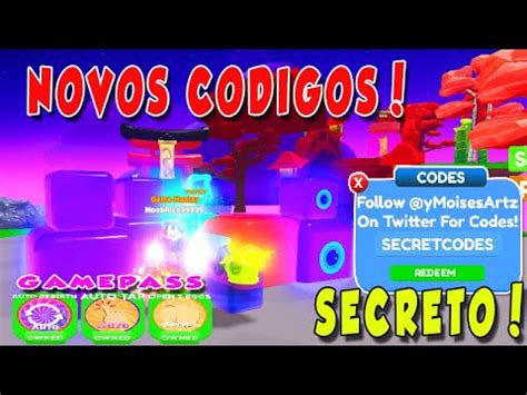 NOOB USOU TODOS OS CÓDIGOS SECRETOS E GANHOU TODAS AS GAMEPASS DO DONO